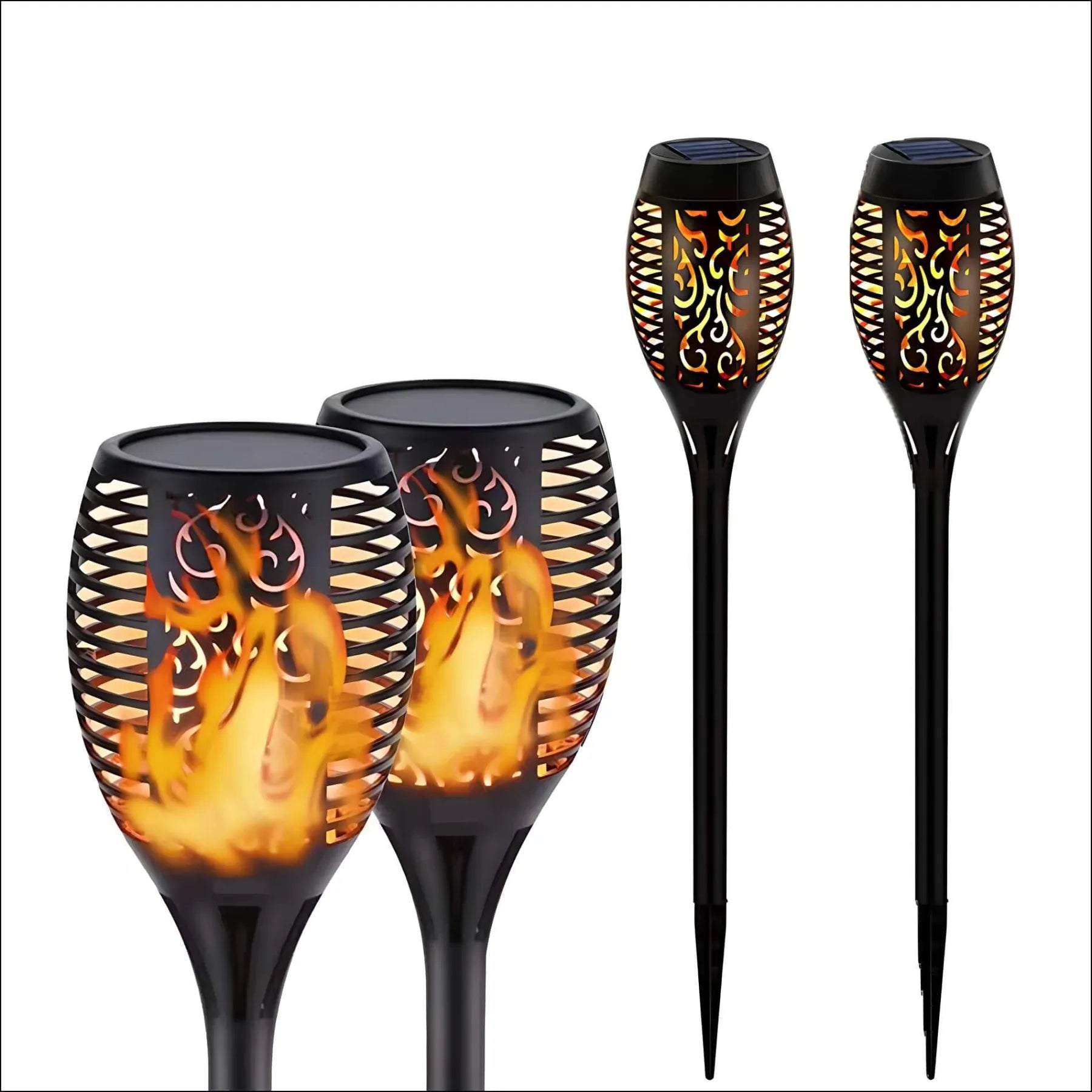 Solar Fackel Mit Flammeneffekt