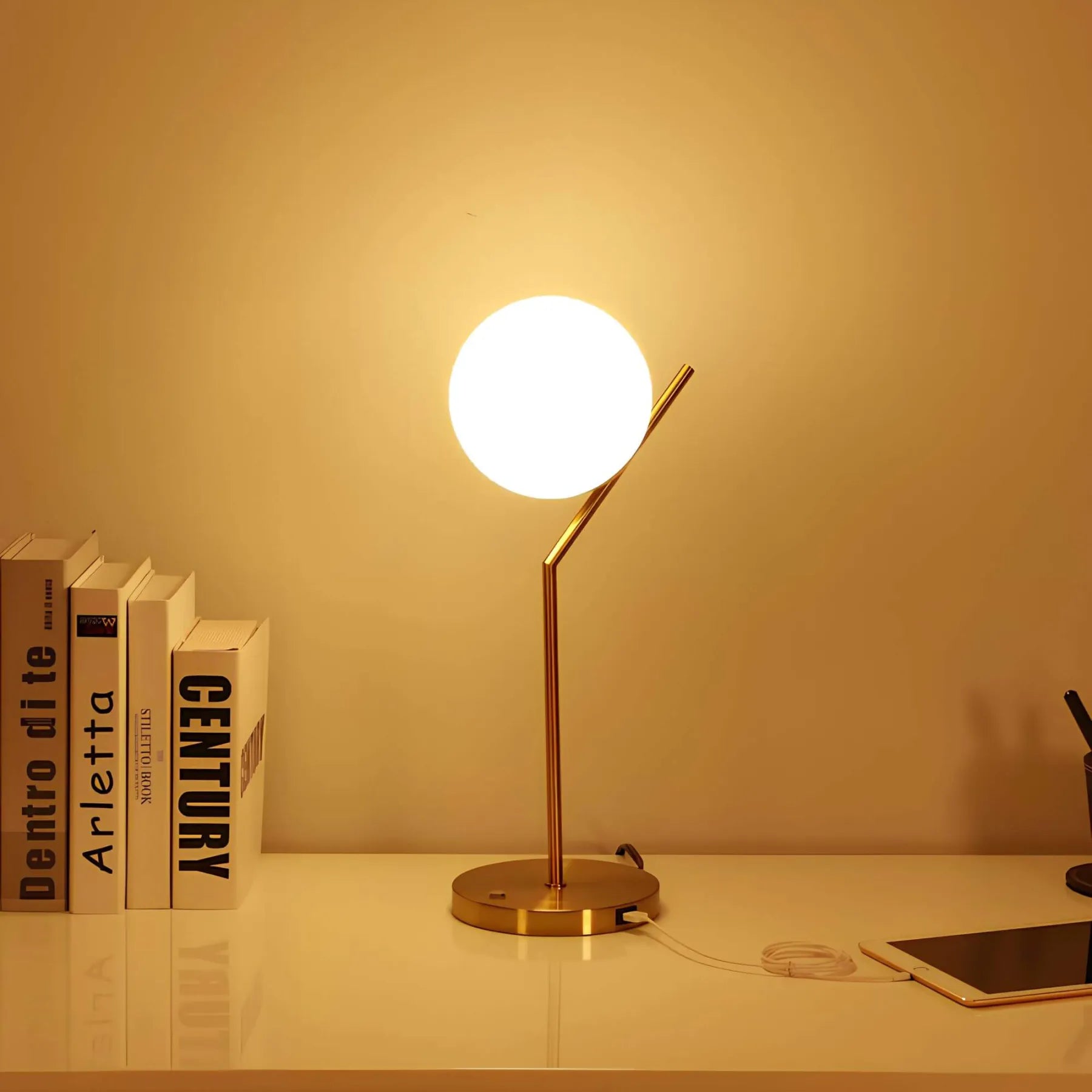Touch Glow Tischlampe | Modernes, dimmbares LED-Design | xLumina